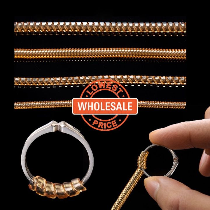【Deal of the day】 Spiral Ring Sizer Resizer Jewelry Guard Gold ...
