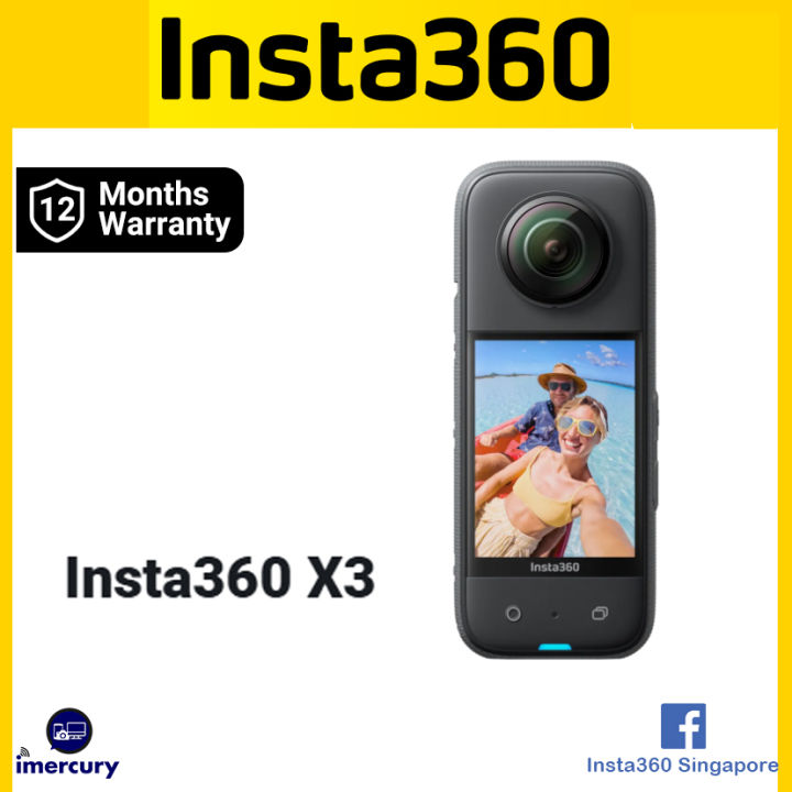 Insta360 X3 : 360 Action Camera Standalone / Get Set Kit / Motorcycle ...