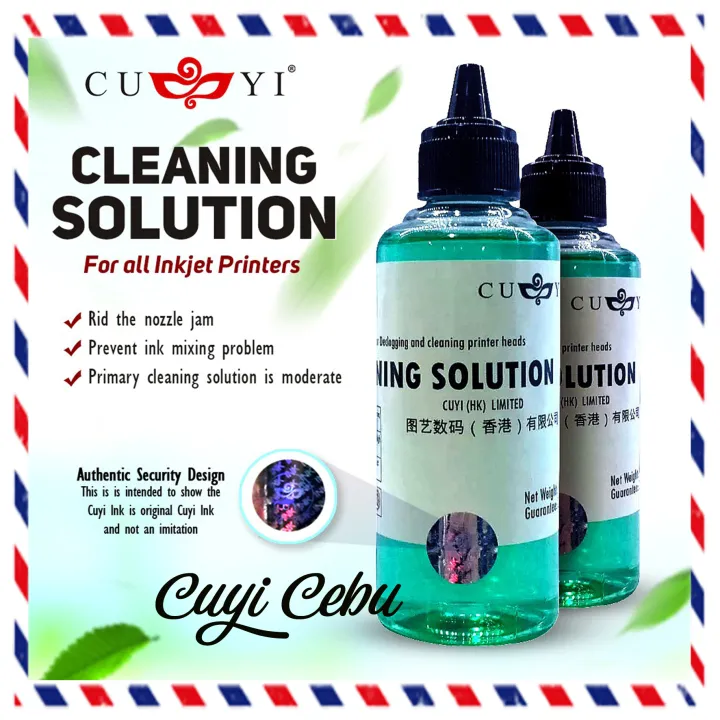 1Btls Cuyi Cleaning Solution For Inkjet Printers 100ML-Cuyi Cebu ...