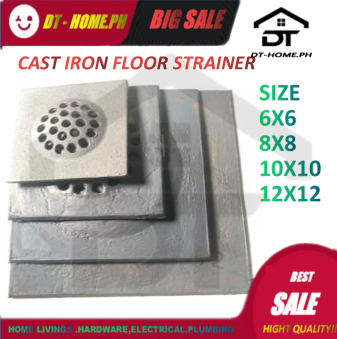 Cast Iron Floor Strainer / Pundido Floor Drain Strainer 6x6 ,8x8 ...