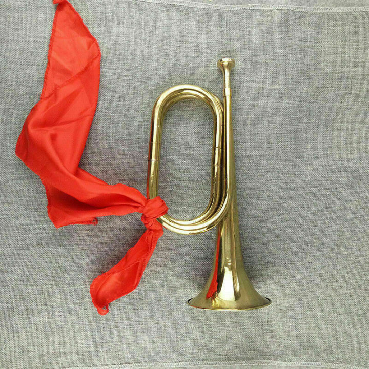 CHINESE ARMY EMERGENCY HORN MILITARY PLA BRASS BLOWING SOLDIER BUGLE ...