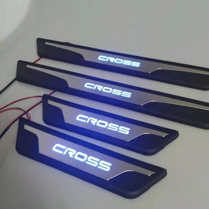 xuming LED For Toyota Corolla Cross (XG10) 2020 2021 Steel Car Scuff ...
