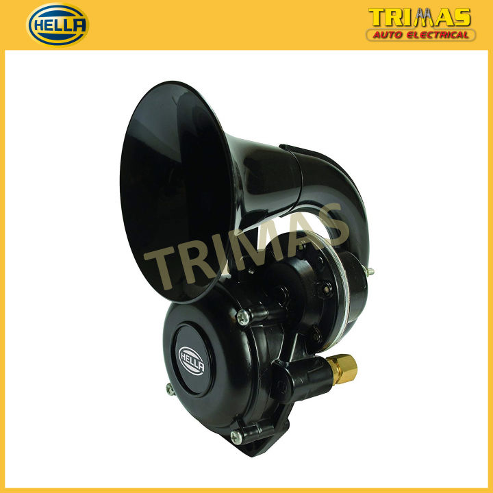Genuine Hella Single Tone Compact Lorry Truck Trailer Air Horn 12V 24V ...
