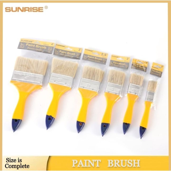 Sunrise PAINT BRUSH - Sizes 1/2" 3/4" 1" 2" 3" 4" - Multipurpose ...