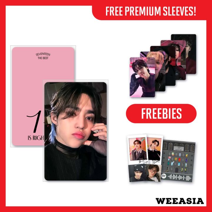 SEVENTEEN 17 IS RIGHT HERE P.STATION LUCKY DRAW LOMO CARDS PHOTOCARDS Print with FREEBIES ...