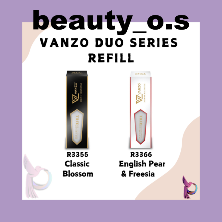 VANZO 3355R DUO SERIES CLASSIC BLOSSOM 100ML (REFILL)/ENGLISH PEAR ...