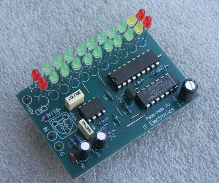 ไฟวิ่งหยดน้ำ Peak Hold VU Meter 22led 12vdc | Lazada.co.th