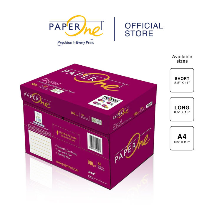 PaperOne Digital Paper 100 gsm Box | Lazada PH