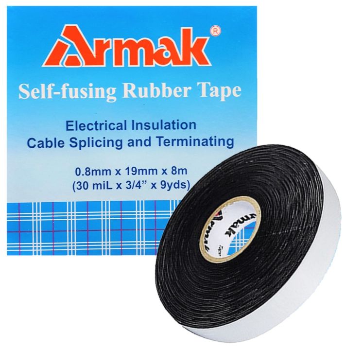 Armak Self Fusing Rubber Tape 0.8mm x 19mm x 8M | Lazada PH