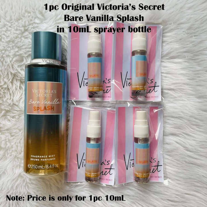 NEW! 1pc 10mL Original VS Fragrance Mist BARE VANILLA SPLASH | Sampler ...
