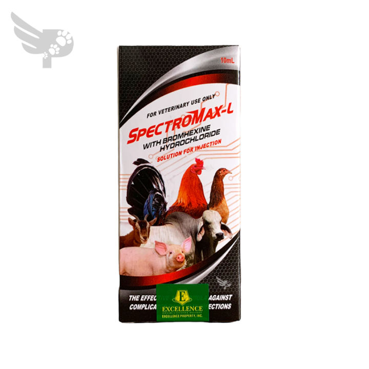 Spectromax - L 10ml - Excellence - For Animals - Gamefowls, Rooster, Fighting Cocks, Swine, Pigs ...