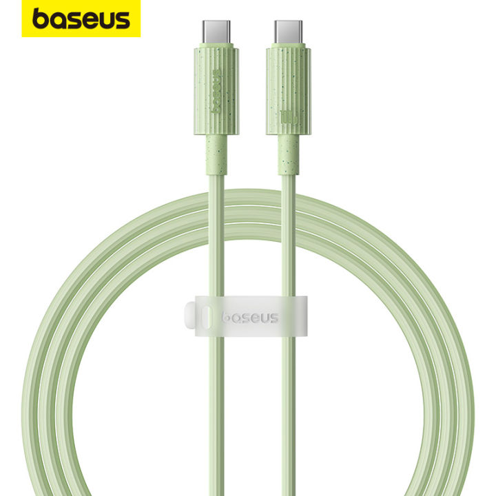 Baseus 100W Fast Charging Cable Type-C to Type-C Biodegradable Cable ...