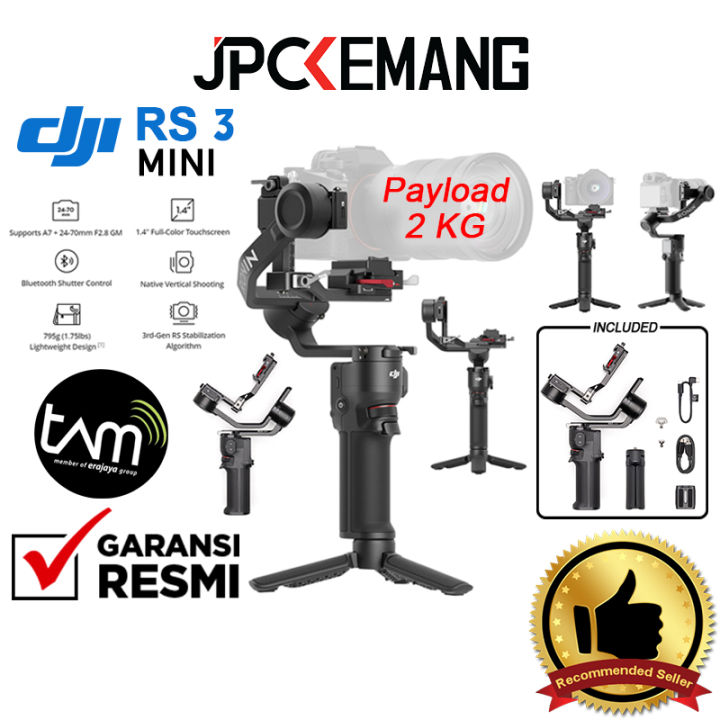 DJI RS 3 Mini Gimbal Stabilizer Kamera DJI Ronin S3 Mini RS3 Mini JPC KEMANG GARANSI RESMI ...