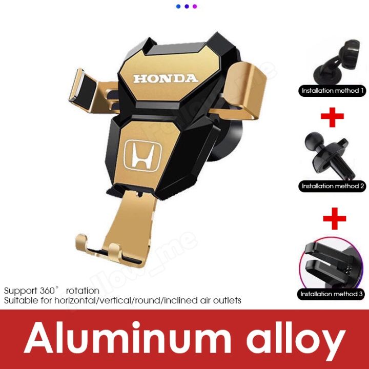 LAIFU สำหรับรถฮอนด้าที่วางโทรศัพท์ Civic CRV XRV Rs150r เมือง EX5เป็นคลื่นแจ๊สฯลฯที่ยึดโทรศัพท์ ...