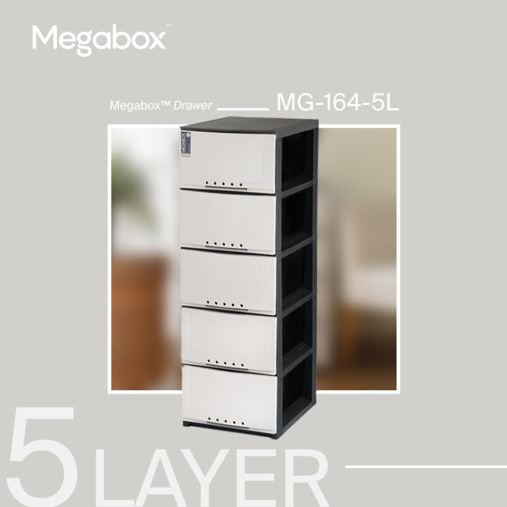 Megabox MG-164 5 Layers Slim Drawer | Lazada PH
