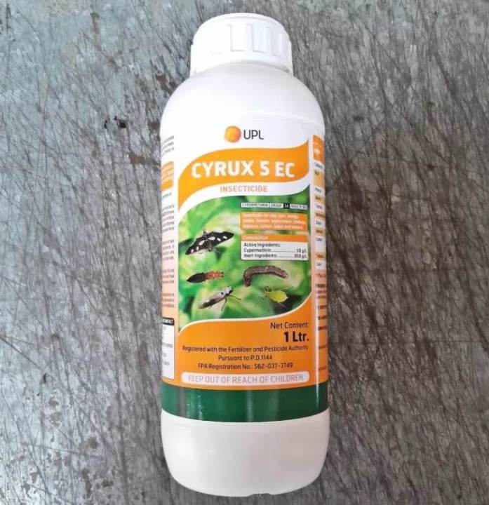 CYRUX 5 EC CYPERMETHRIN INSECTICIDE (1 LITER) by UPL | Lazada PH