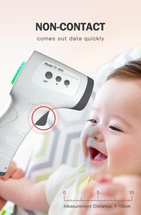 Non-contact IR Infrared Thermometer Forehead Digital Temperature ...