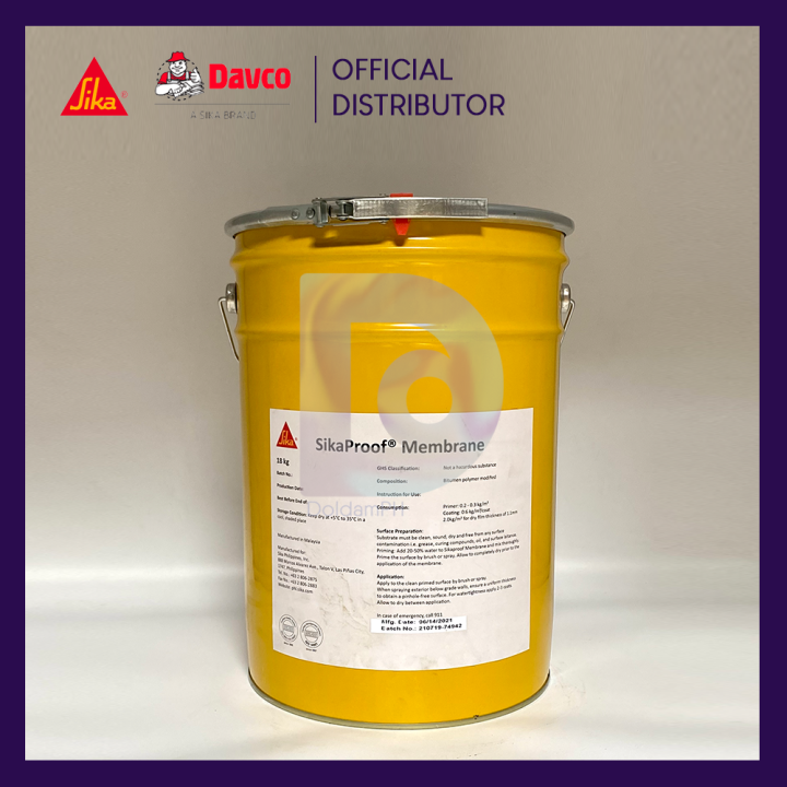 SikaProof® Membrane (Water Bituminous Based Elastomeric Waterproofing ...