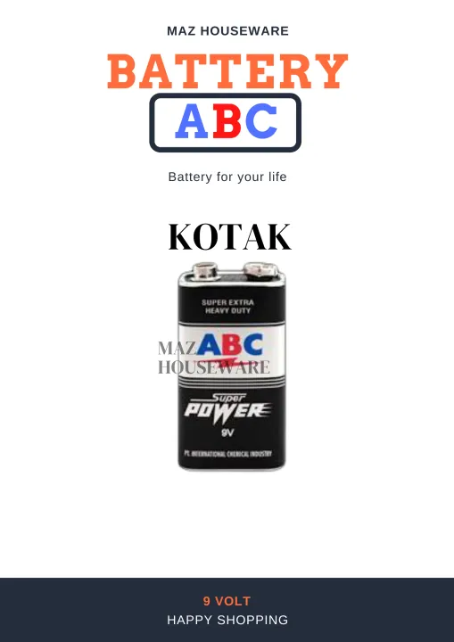 Baterai / Battery ABC Alkaline AA (A2), AAA (A3), C , D ukuran (1,5v ...
