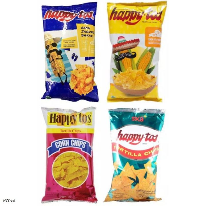 HAPPY TOS TORTILLA CHIPS （HAPPY TOS 玉米片） 脆脆玉米片的原汁原味 | Lazada