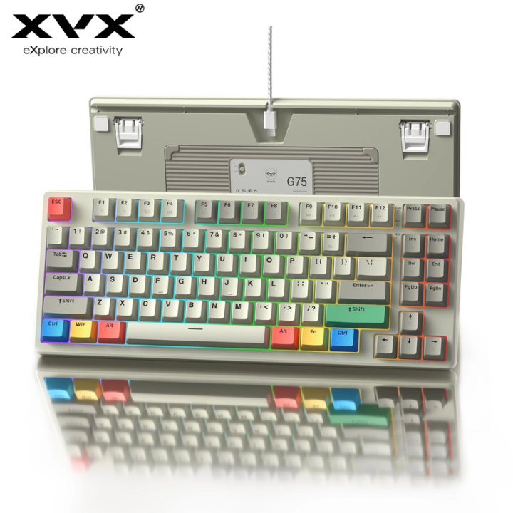 XVX G75 Rapid Trigger Gaming Dedicated Magnetic Switch 75% Wired nical ...