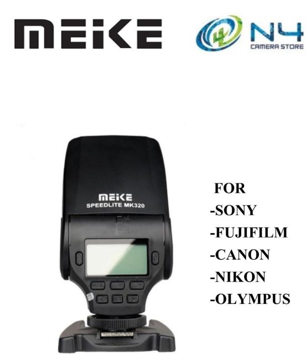 Meike Speedlite MK-320 For (Fujifilm Nikon Sony Canon Olympus) | Lazada