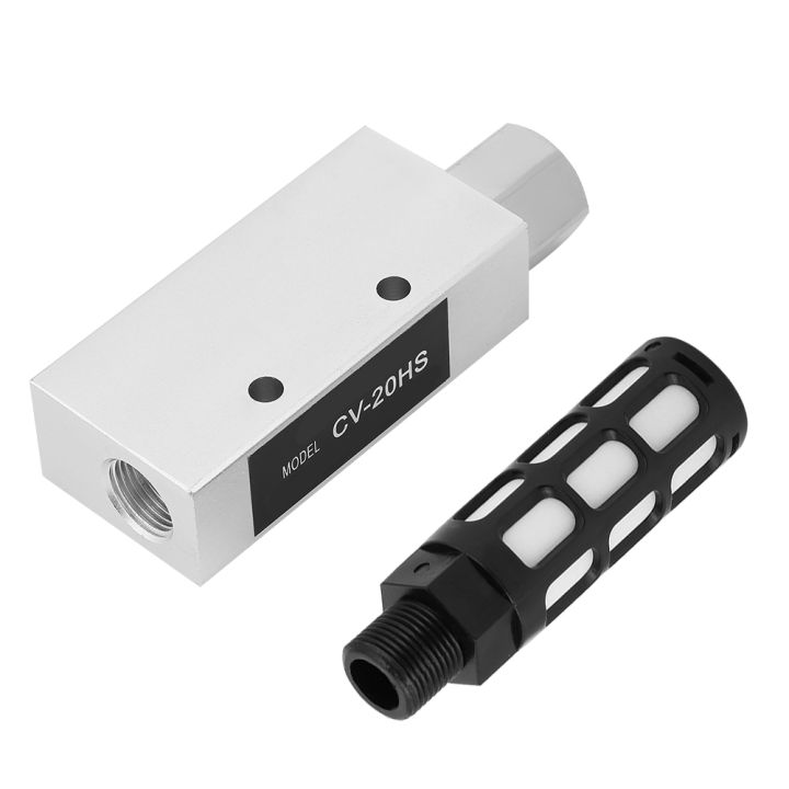 CV-20HS Pneumatic Air Exhaust Vacuum Generator Ejector with Silencer ...