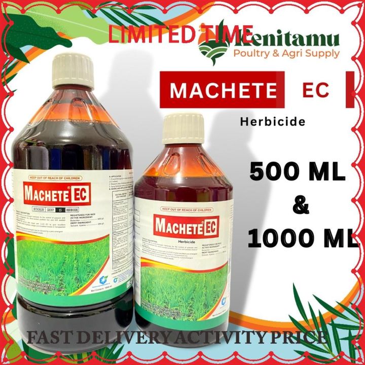 【Ex gratia】 MACHETE EC (HERBICIDE) 1000 ML 500 ML | Lazada PH