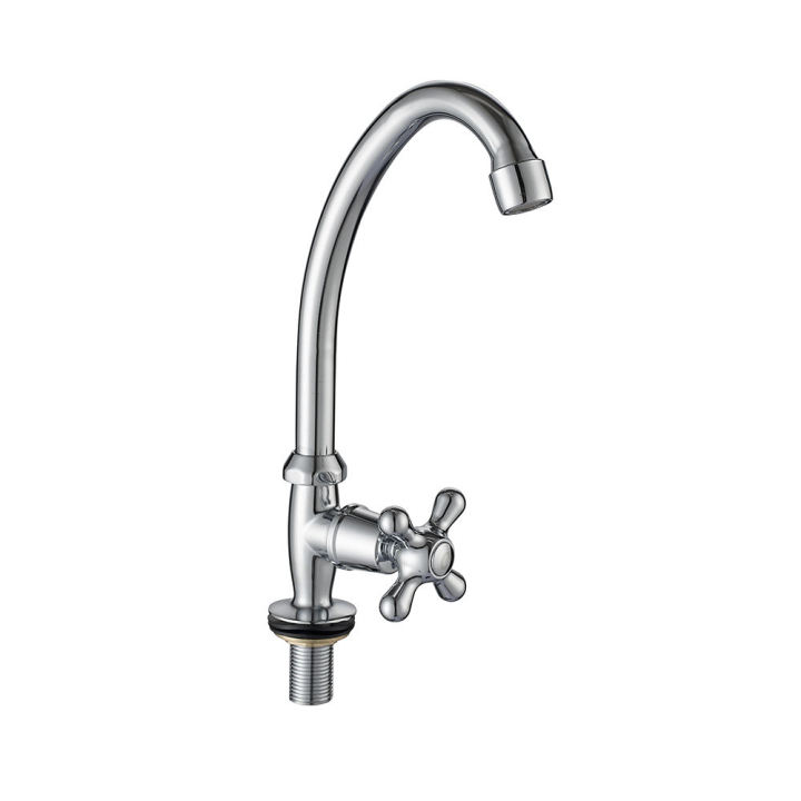 Two way single pole long neck zinc kitchen faucet | Lazada PH
