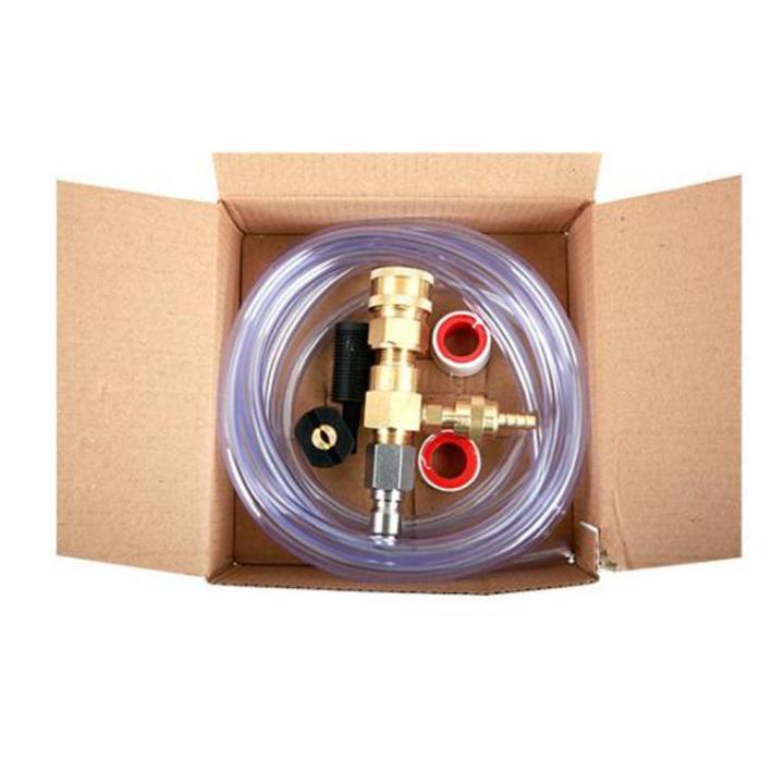 WEMotor Washer Adjustable Soap Chemical Injector Kit 4000 PSI 16 FT ...