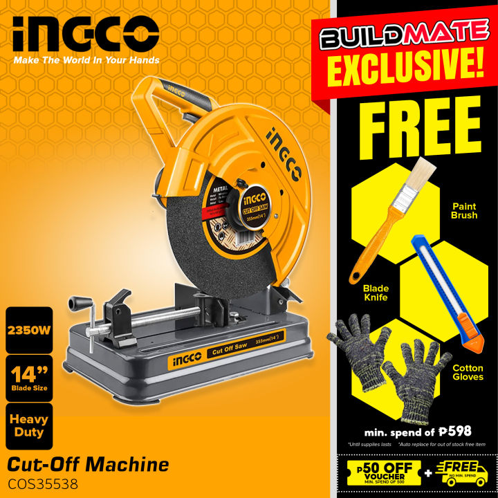 INGCO Original Cut Off Saw Cutting Machine Metal Heavy Duty 2350W ...