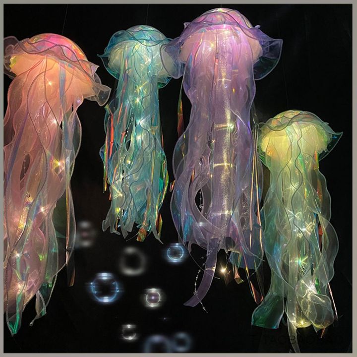 [Romandic gifts] NEW Jellyfish Lamp Shade Lava LED Fantasy Jellyfish ...