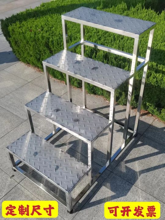 steel step 304 staircase foot stool ladder stainless wash two-step ... steel step 304 staircase foot stool ladder stainless wash two-step ...