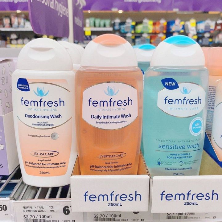 Femfresh ออสเตรเลีย femfresh หญิงคาโมไมล์โลชั่นส่วนส่วนตัวลิลลี่ ไพรเวท ...