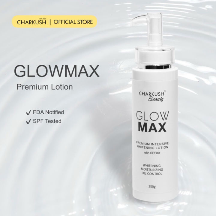 Charkush Beauty GLOWMAX Premium Intensive Whitening Lotion | 250ml ...