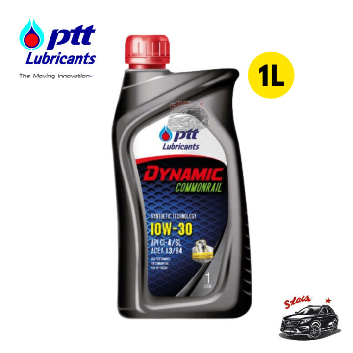 PTT Lubricants Dynamic Commonrail SAE 10W-30 1 Liter Oli Mobil Mesin Diesel Sintetis Teknologi ...