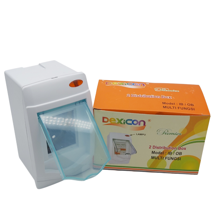 Box MCB Kotak Inbow Outbow Dexicon 2 Pole + Lampu Indikator IB OB ...