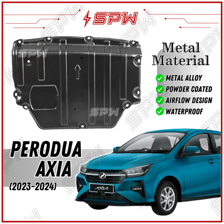 Perodua Axia (2023-2024) Lower Under Engine Cover Metal Besi Alloy ...