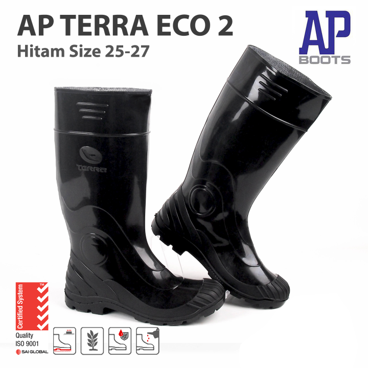 Sepatu Boot Karet Panjang AP BOOTS Terra Eco 2- Sepatu Safety Kerja APD ...