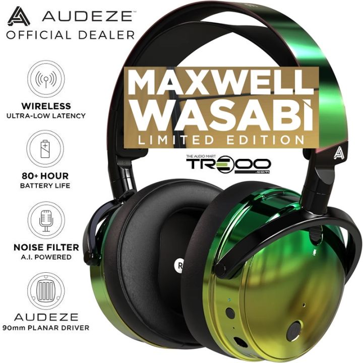 Audeze Maxwell Wireless Bluetooth v5.3 & 2.4GHz Wireless Lag-free Over-Ear Gaming Headset with ...