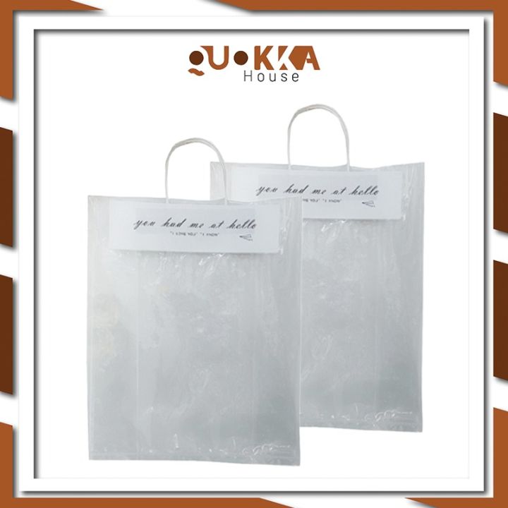 QUOKKA Door Gift Packaging Wrapping Bag Plastic Transparent Gift Bag ...