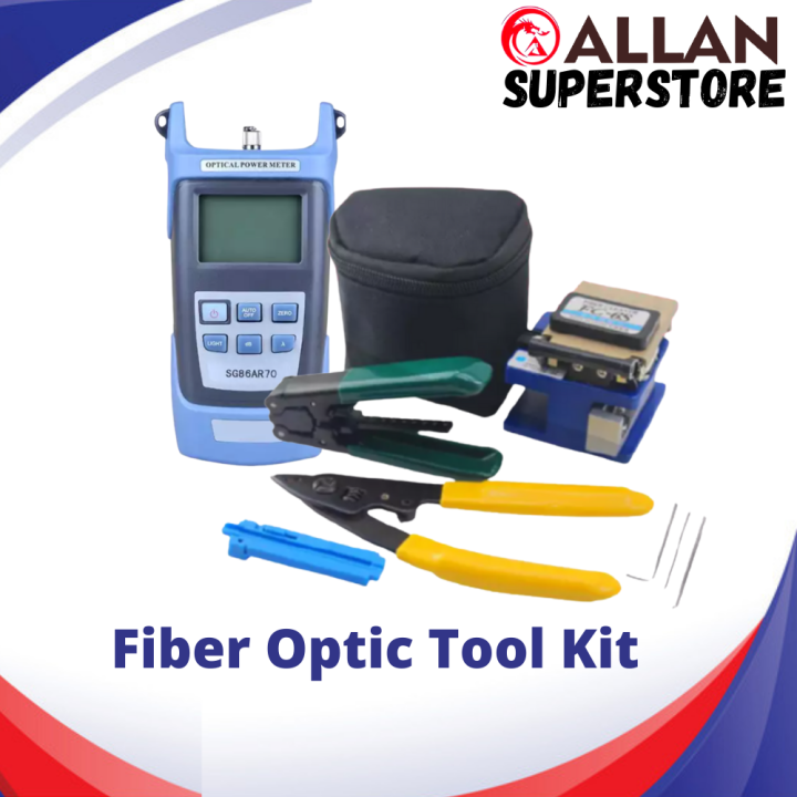 Allan Superstore Fiber Optic Tool Kit and Power Meter Reader / FTTH ...