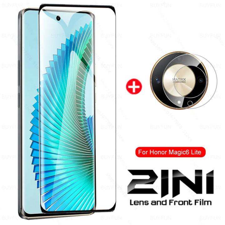 Curved Glass For Honor Magic6 Lite 5G Tempered Glass Camera Lens Film Honar Magic6Lite Magic 6 ...