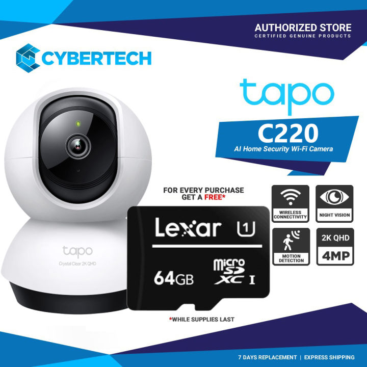TP-Link Tapo C220 Pan/Tilt AI Home Security Wi-Fi Camera | Lazada PH