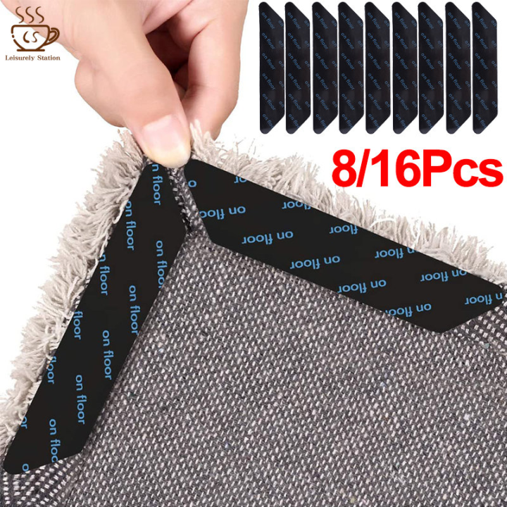8/16Pcs Carpet Non-slip Sticker Self-Adhesive Grip Tape Carpet Floor ...