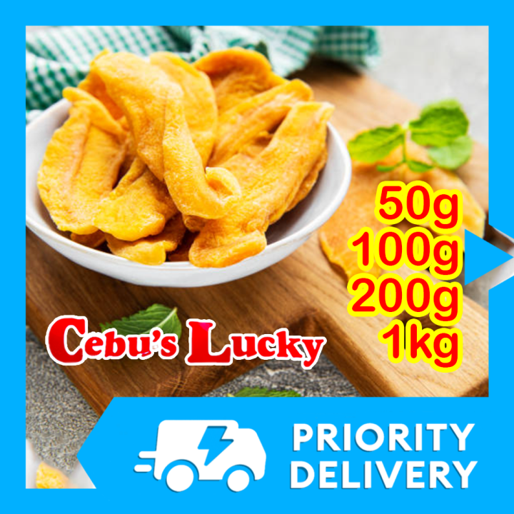 CEBU Lucky Premium DRIED MANGO Chew Natural Snacks for Kids and Adults ...