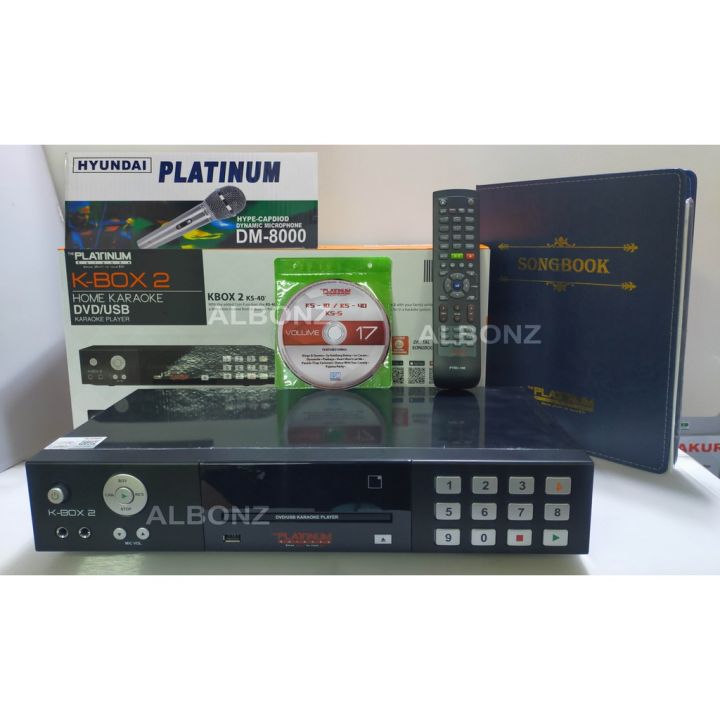 Platinum K-BOX 2 Karaoke Videoke Player with mic | Lazada PH
