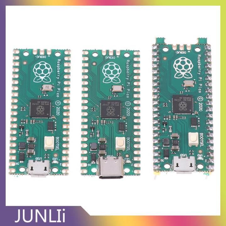 JUNLIi Raspberry Pi Pico Board RP2040 TYPE-C MICRO Dual-Core 264KB ARM Low-Power High ...
