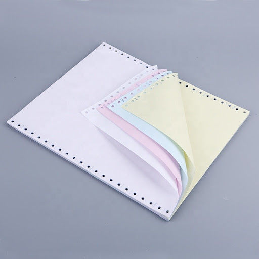 9.5x11 9.5mm x 11mm Carbonless Continuous Form "CCF" Continuous Paper 4 ...