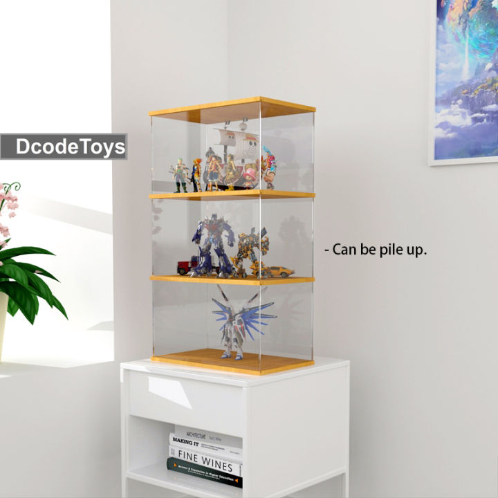 ~~BIG size~~Wood Acrylic Storage Display Box / Display Stand - Toys ...